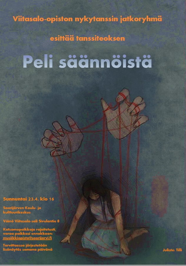 Viitasalo-opiston nykytanssin jatkoryhmän esitys: Peli säännöistä ...